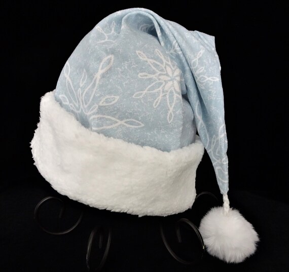 Blue and white christmas hats store