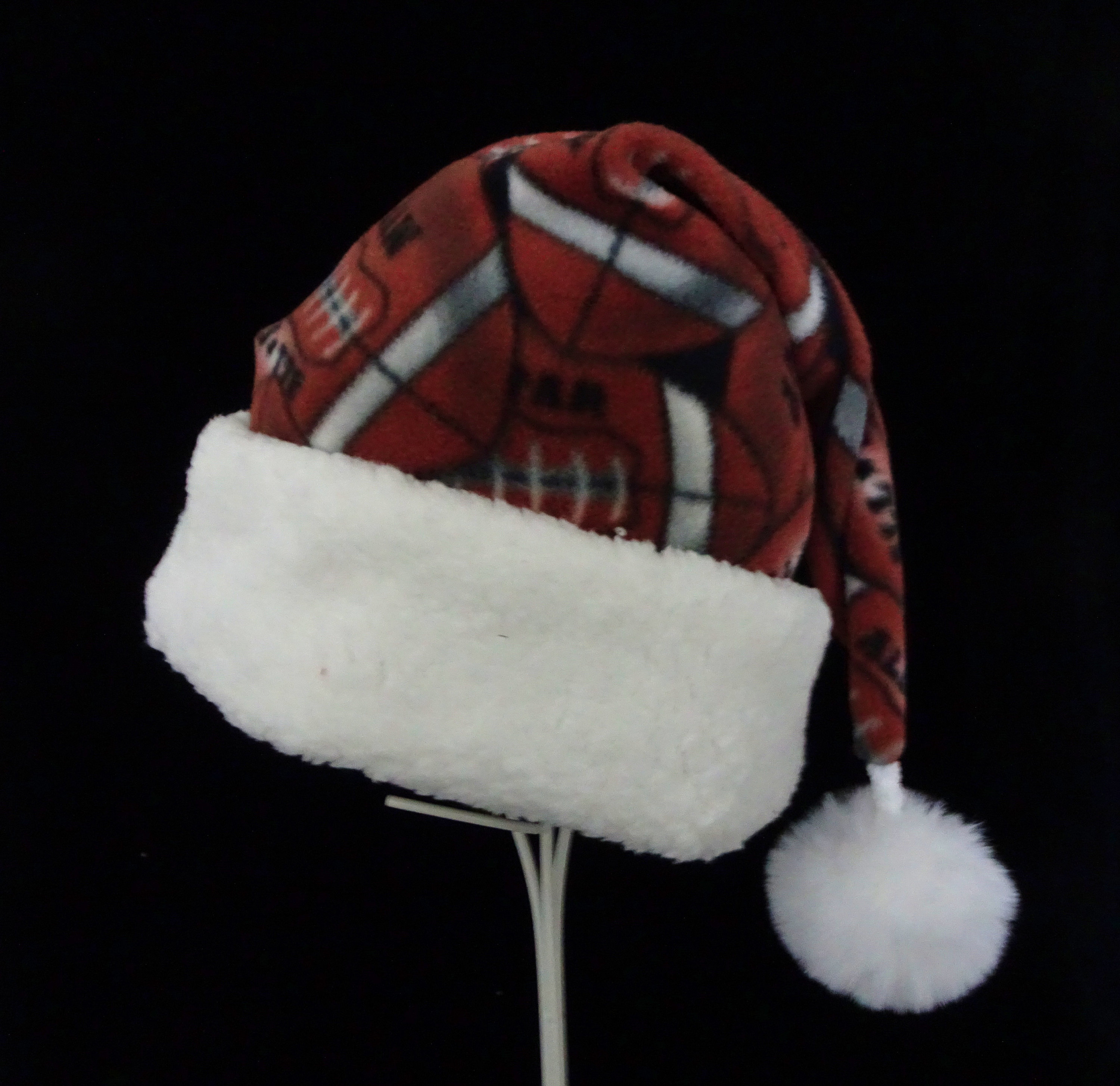 Football Santa Hat NEW Christmas Celebration Hat Football - Etsy