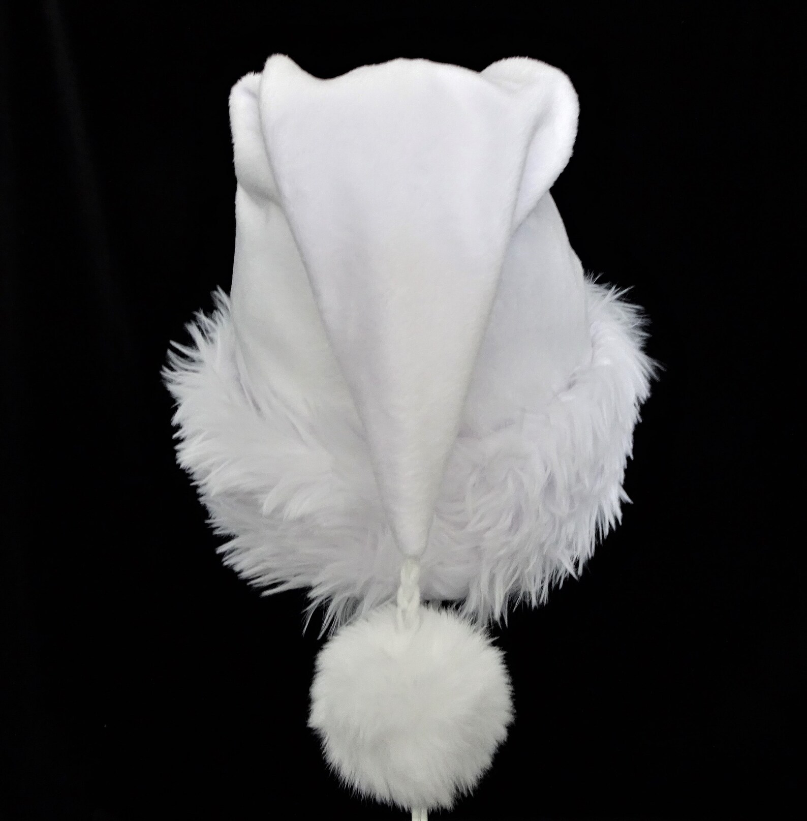 White Santa Hat Adult Size Santa Hat Christmas Celebration - Etsy