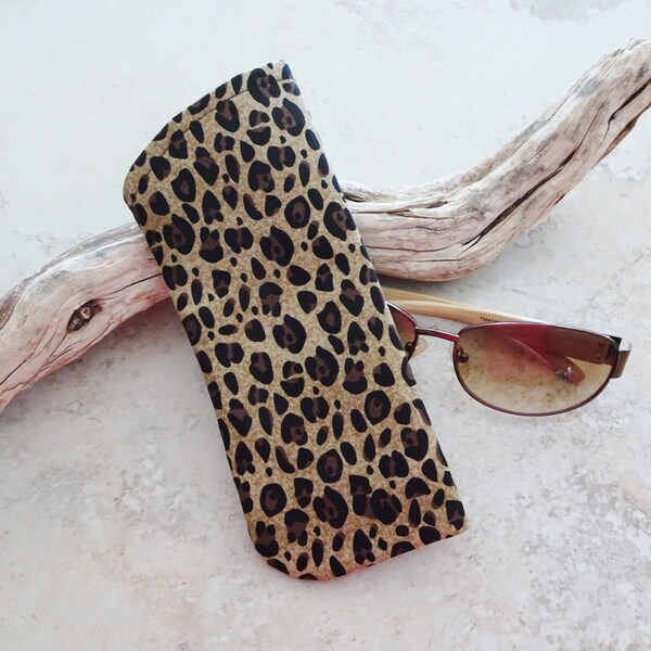 Sunglasses Case Leopard - Etsy