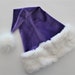 Violet Velvet Santa Hat, NEW Old World Victorian Christmas Hat, Purple ...