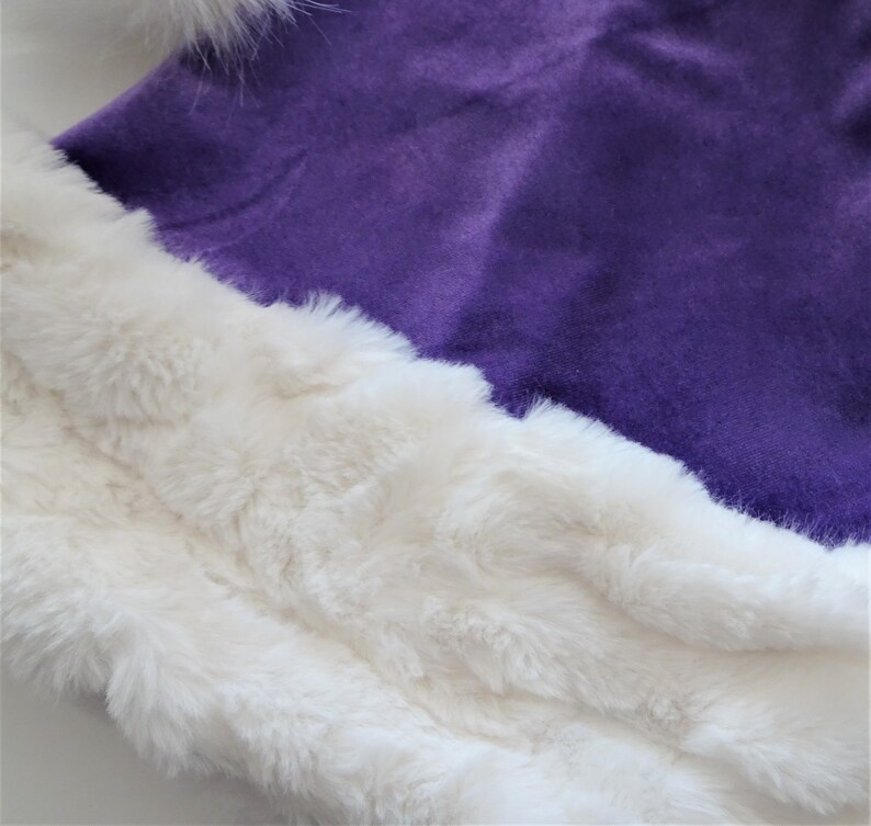 Violet Velvet Santa Hat NEW Old World Victorian Christmas - Etsy