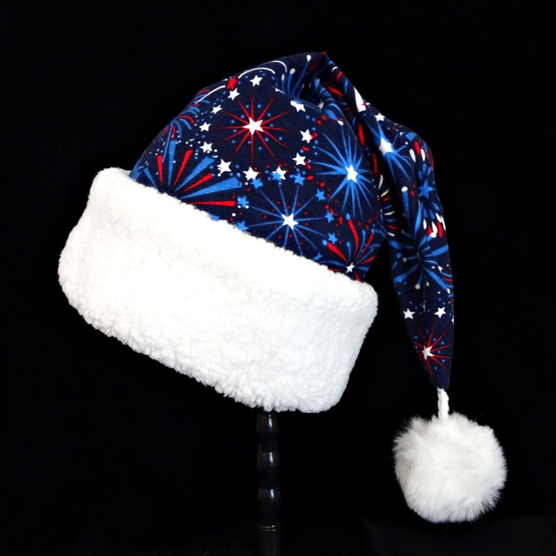 Patriotic Santa - Etsy