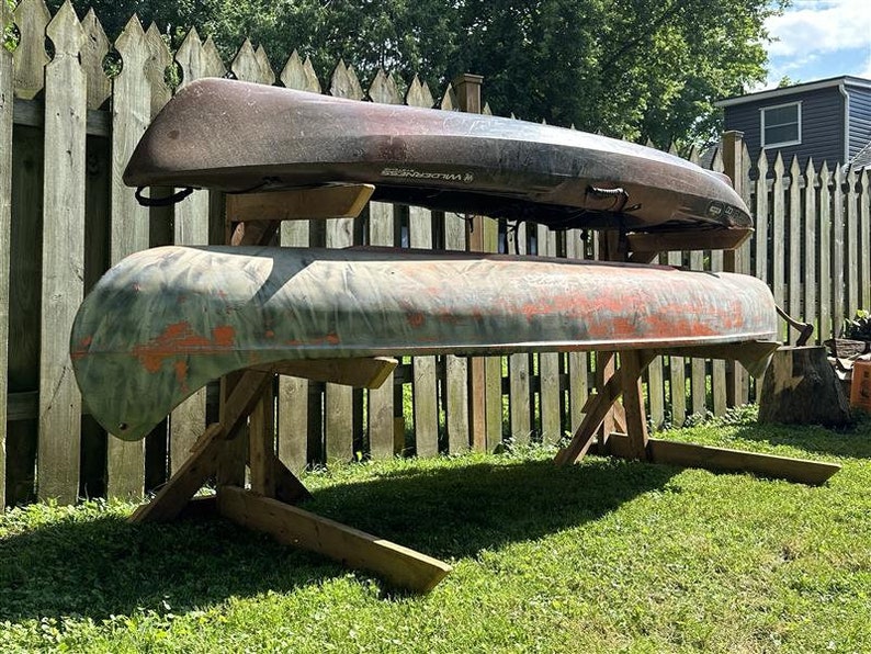 3-rack Kayak & Canoe Storage Rack Build Plan (PDF Plans) - Etsy