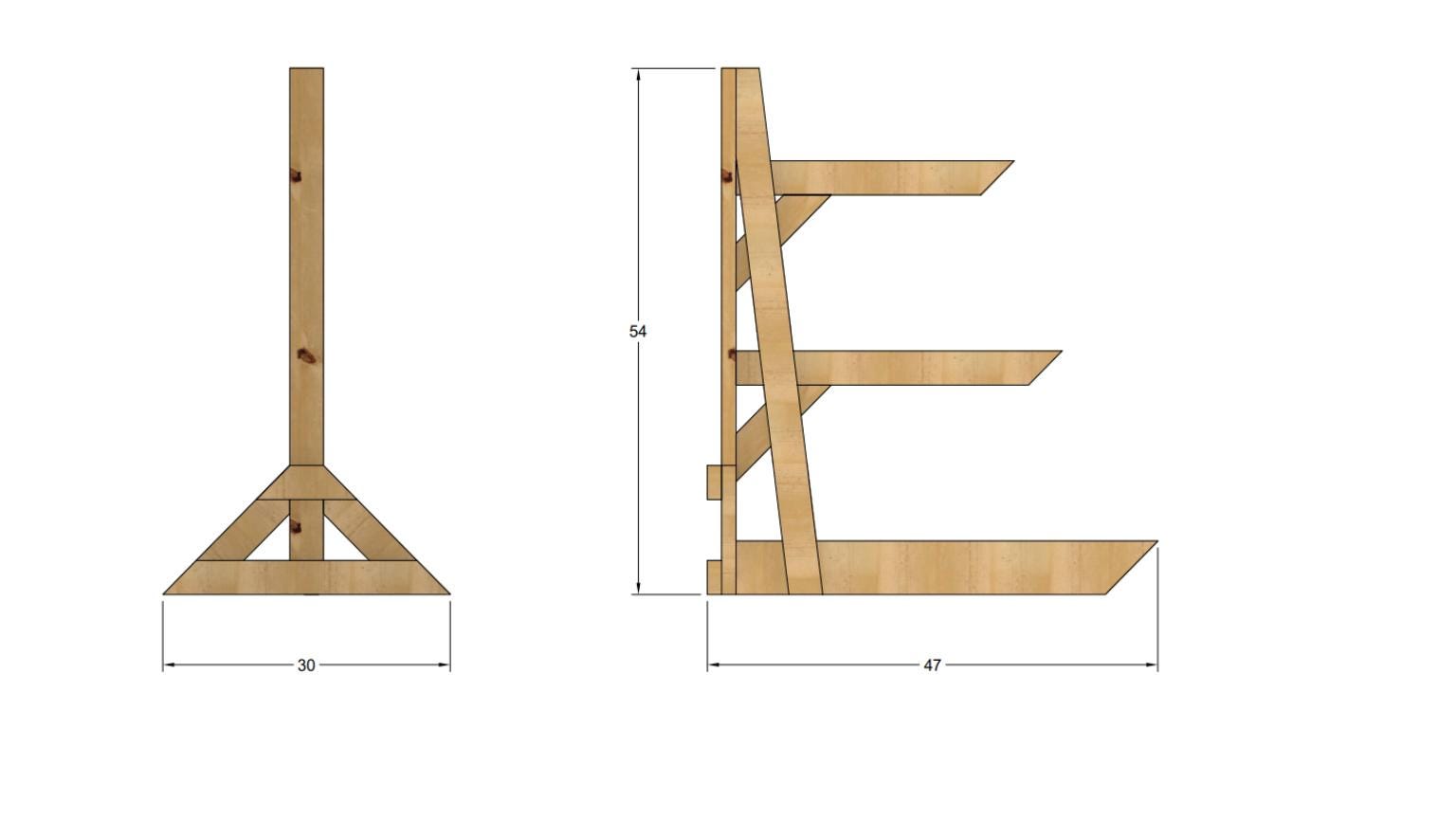 Kayak, Canoe Storage Rack, Wood Working Plans, Water Craft Storage, PDF ...