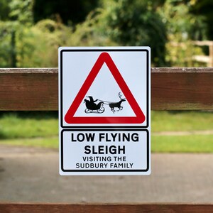 Christmas Give Way Metal Road Sign - Etsy