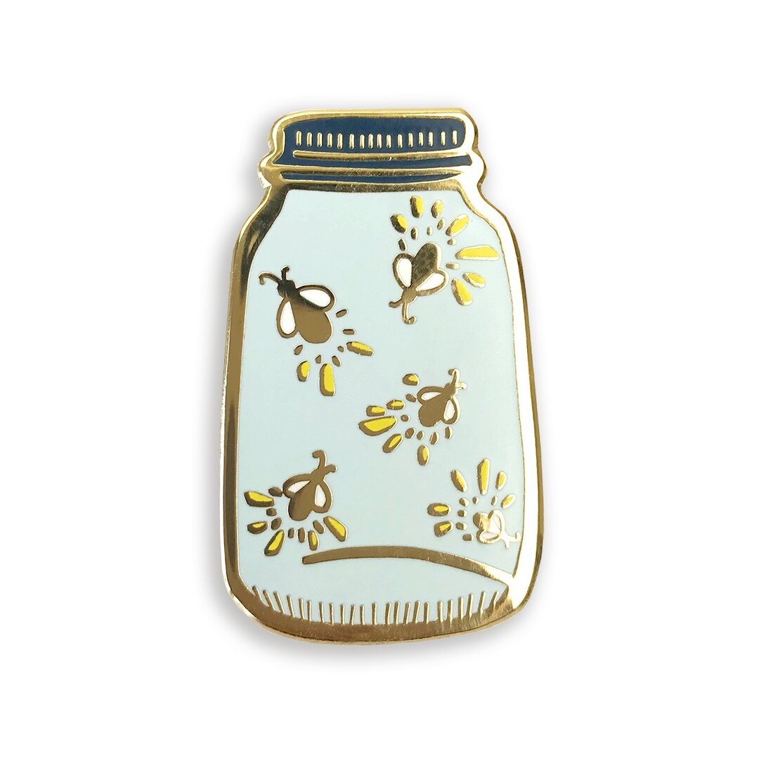 Firefly Jar Enamel Pin - Etsy