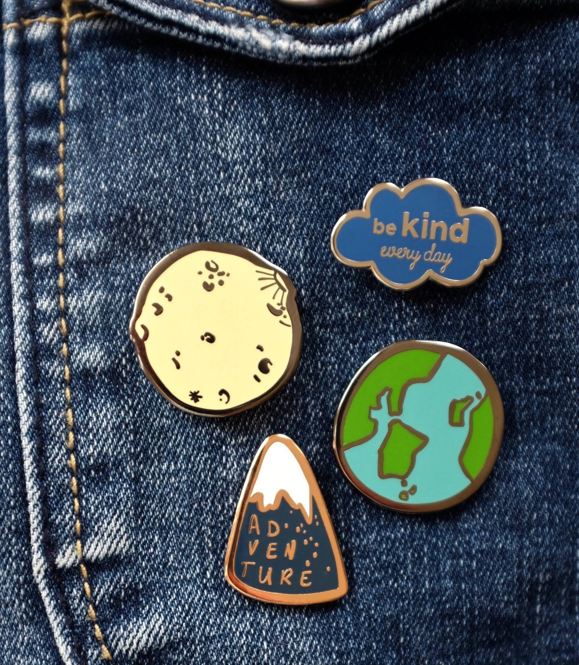 Adventure Enamel Pin - Etsy