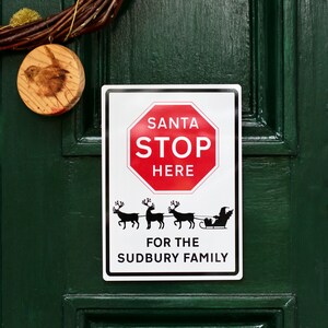 Christmas Give Way Metal Road Sign - Etsy