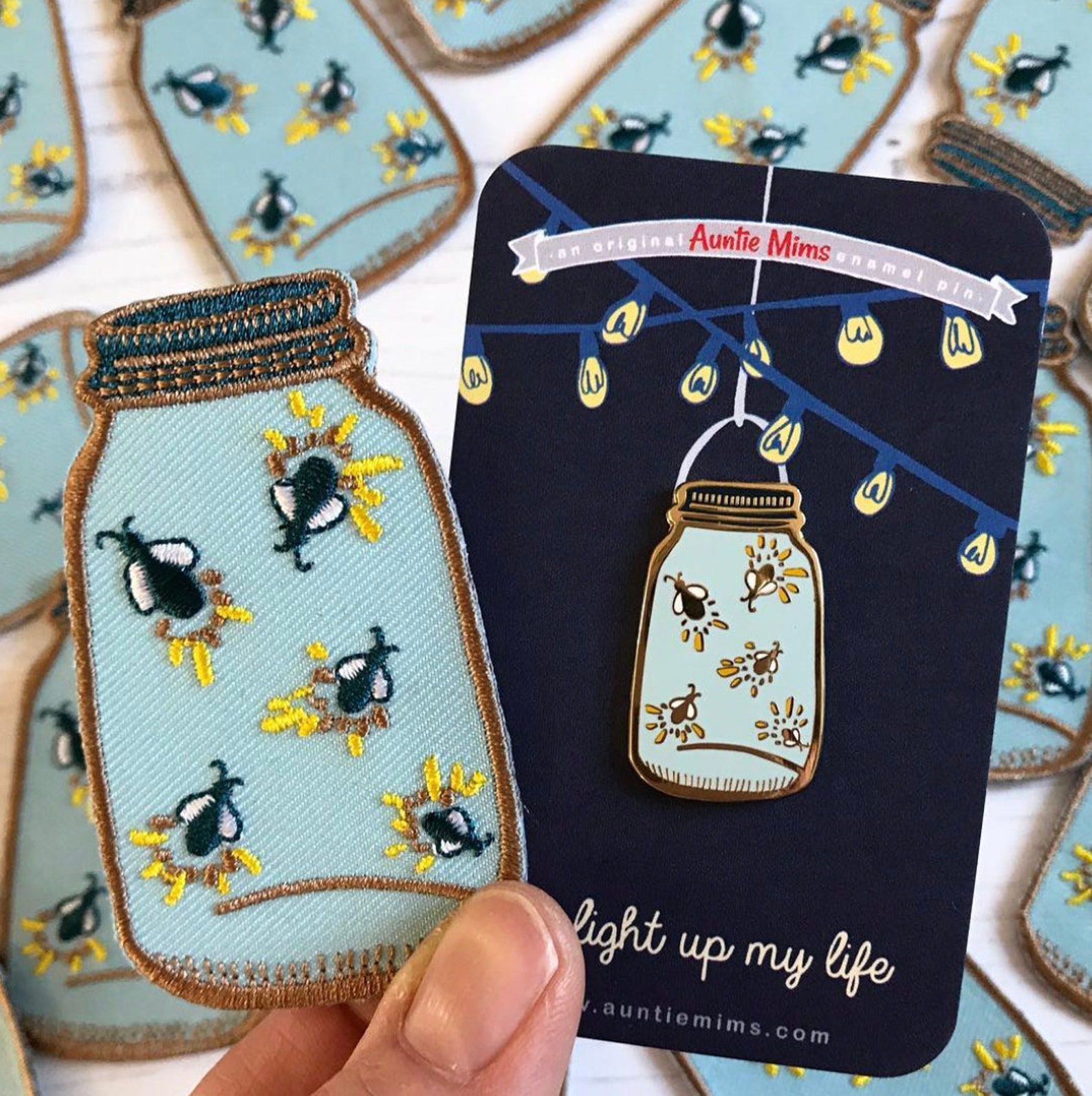 Firefly Jar Enamel Pin - Etsy