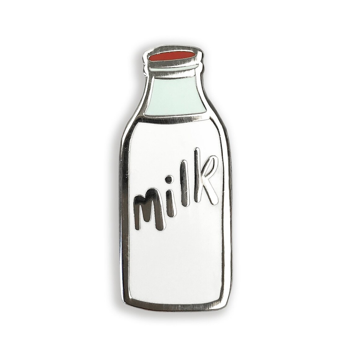 Milk Bottle Enamel Pin - Etsy