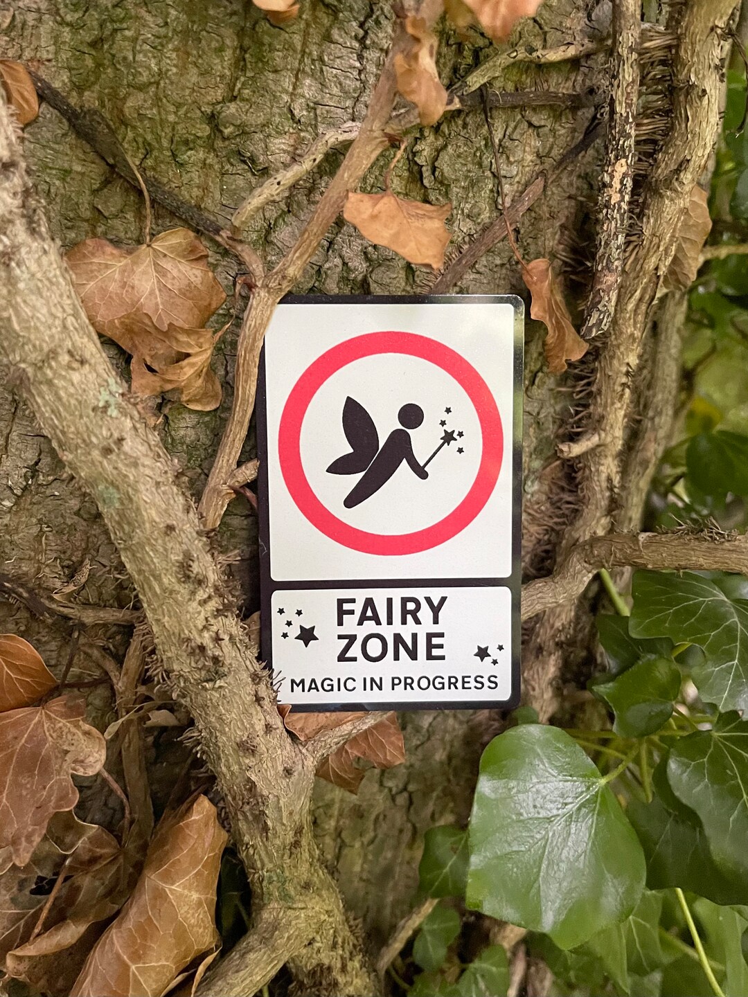 Fairy Zone Tiny Metal Road Sign - Etsy