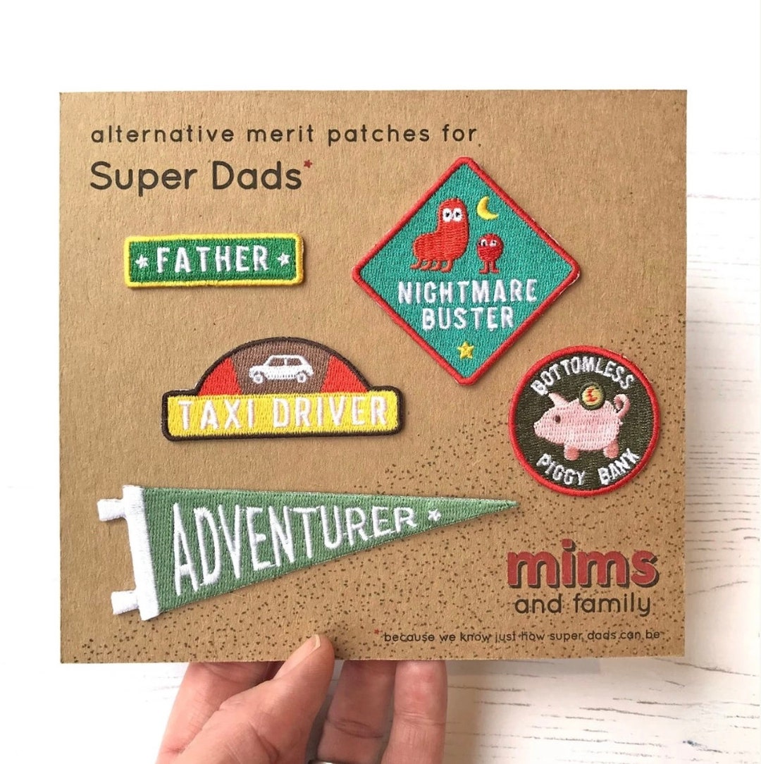 Super Dads Merit Patch Set - Choose Five Patches From the Selection - Etsy