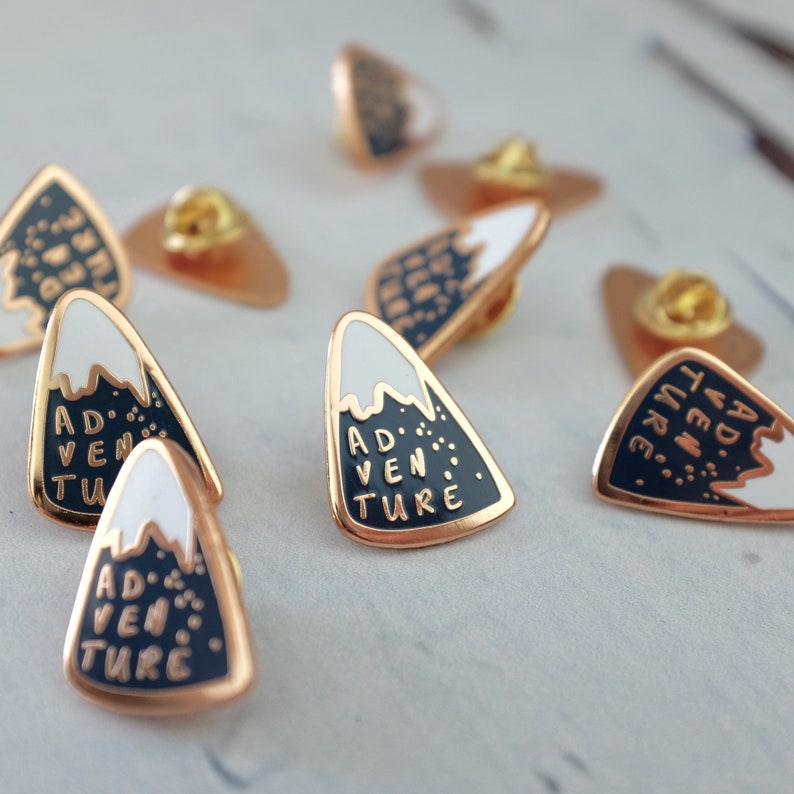 Adventure Enamel Pin - Etsy