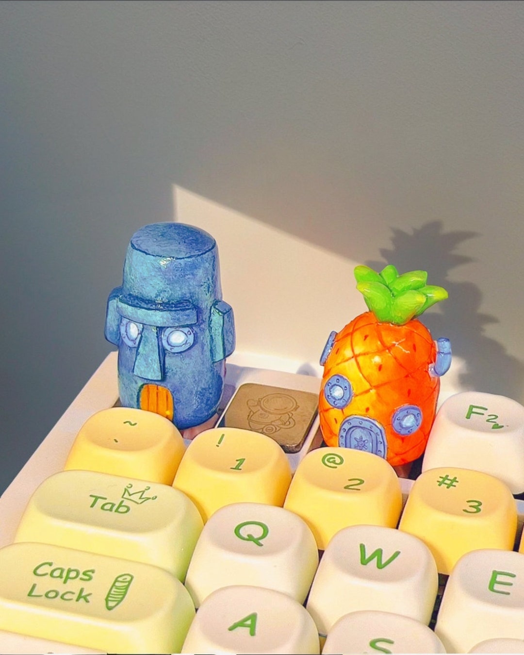 Spongebob Squarepants Pineapple House Octopus Brother Resin Handmade ...