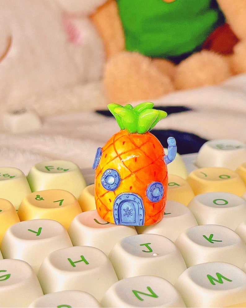 Spongebob Squarepants Pineapple House Octopus Brother Resin Handmade ...