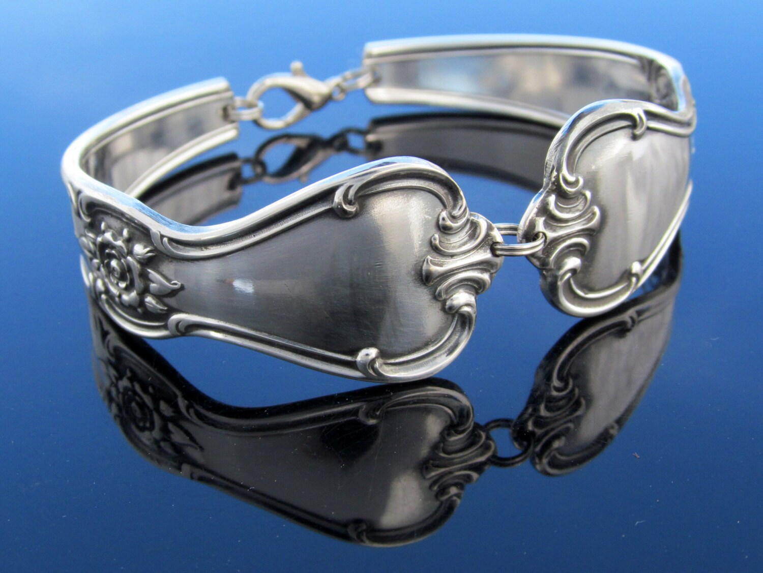 Personalized Spoon Bracelet Signature Silver 1950 | Etsy