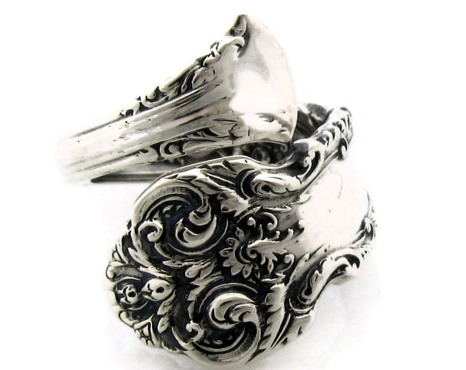 Sterling Silver Spoon Ring French Renaissance Silverware Jewelry Small ...