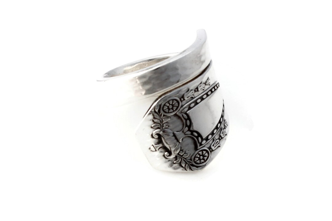 Heraldic Wrapped Spoon Ring From 1916 - Etsy