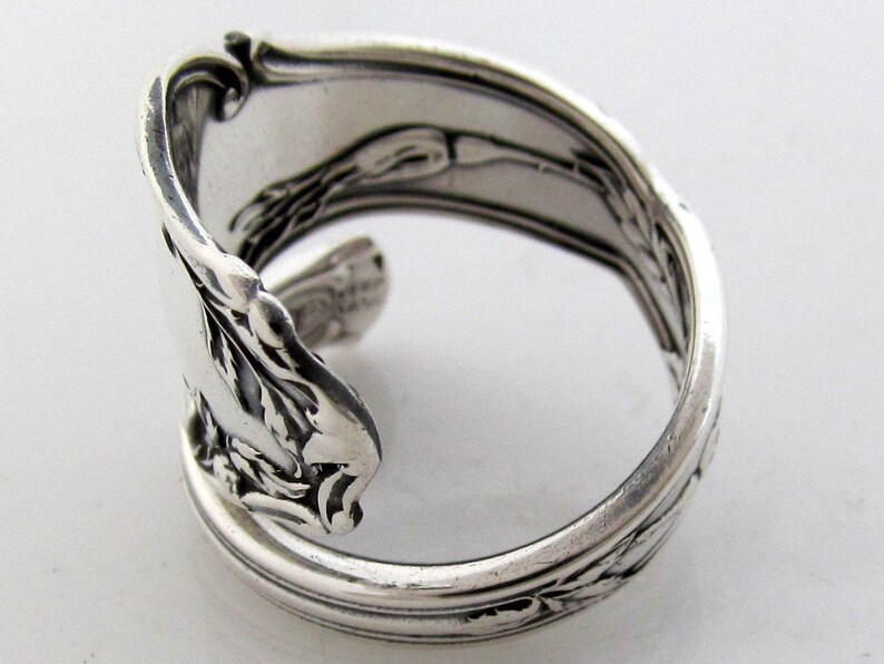 Sterling Silver Spoon Ring Size 6 7 8 9 10 Rose Ring | Etsy