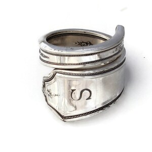 Personalized Spoon Rings Choose Your Letter and Pattern - Etsy