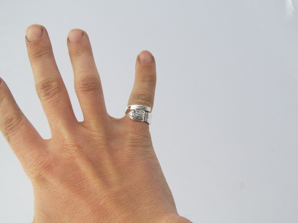 Real Spoon Ring Danish Princess Demitasse - Etsy
