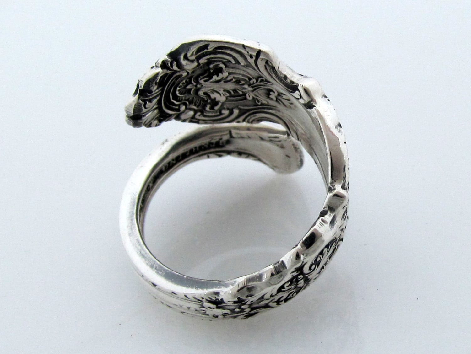 Sterling Silver Spoon Ring French Renaissance Silverware Jewelry Small ...