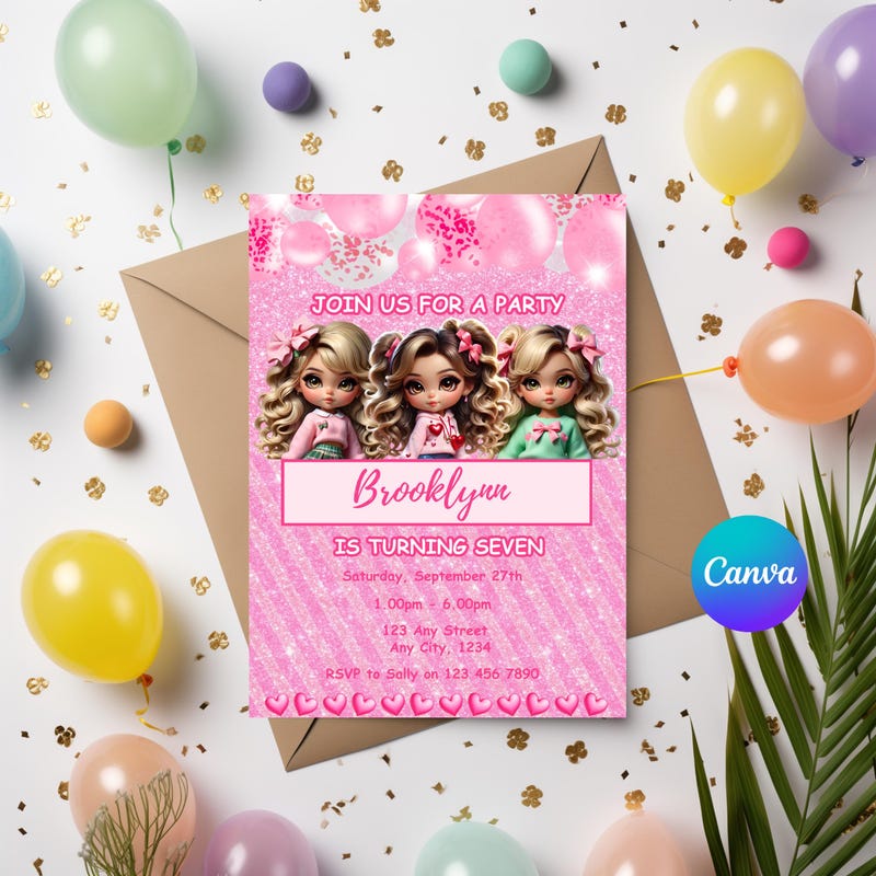 Tween Invitation - Etsy