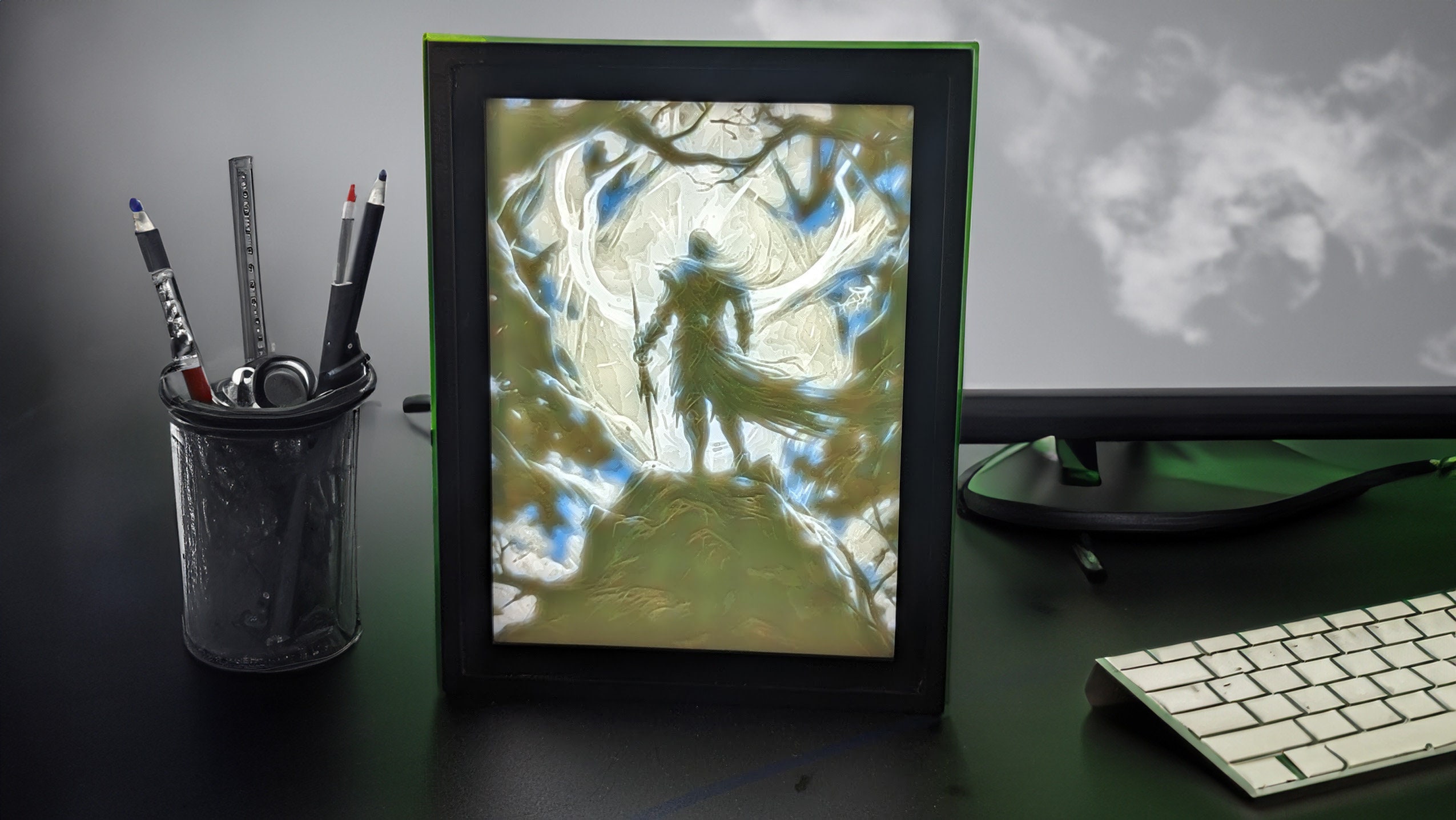 A Knight Lithophane Art - Etsy