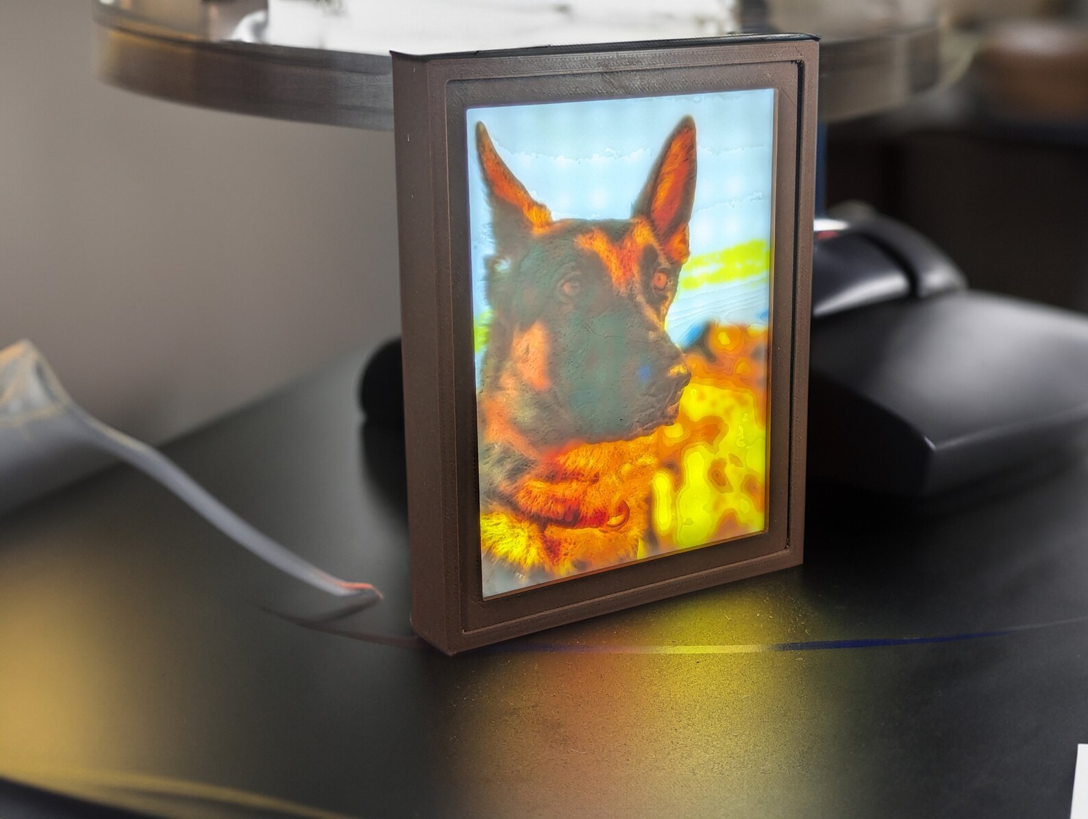 Majestic Lithophane Art: German Shepherd - Etsy