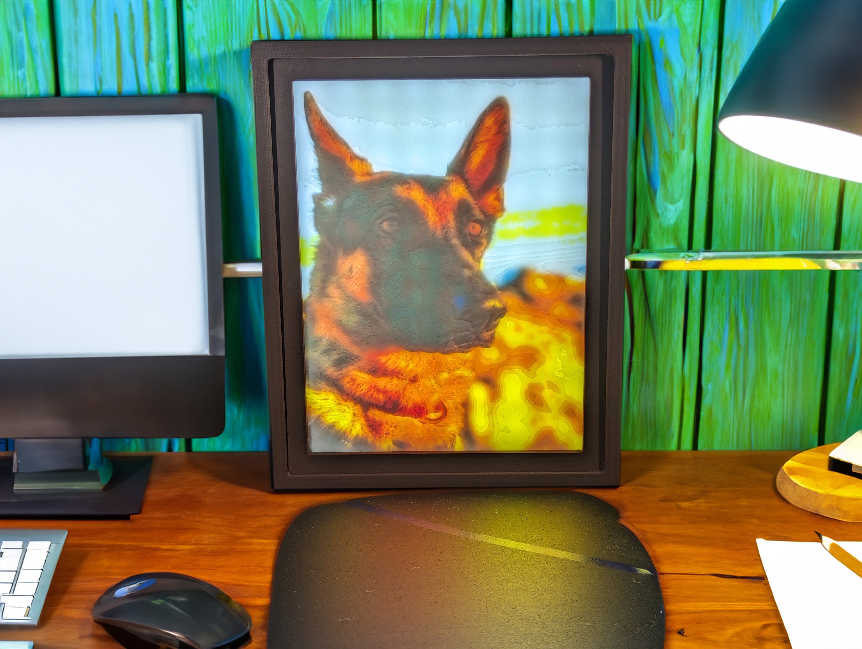 Majestic Lithophane Art: German Shepherd - Etsy