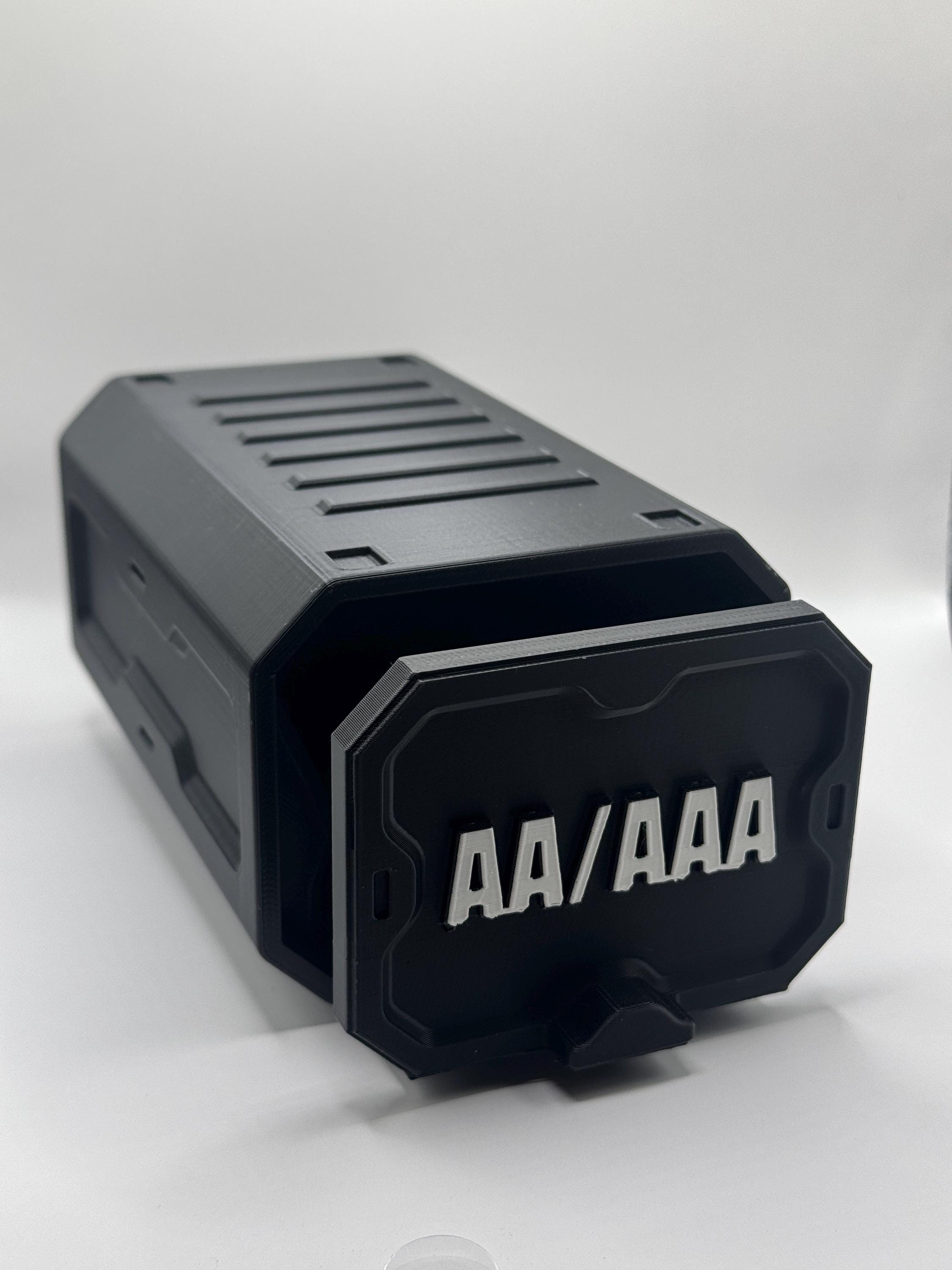 Rugged AA/AAA Battery Holder | Battery Box | Battery Organizer - Etsy