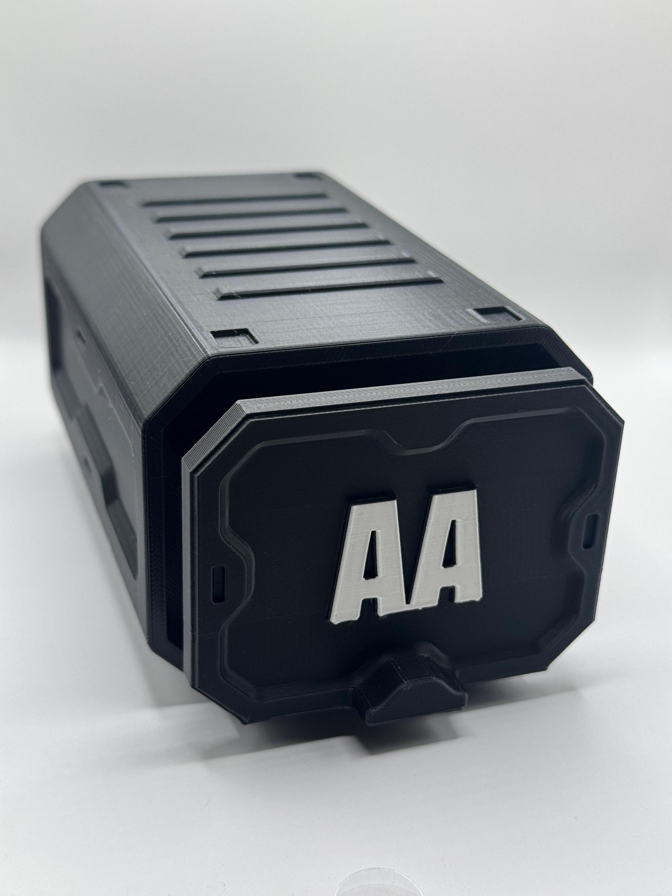 Rugged AA Battery Holder | Battery Box | Battery Organizer - Etsy