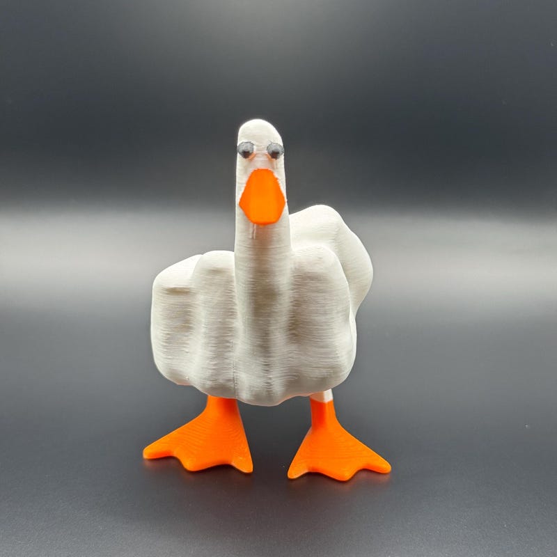Middle Finger Duck - Etsy