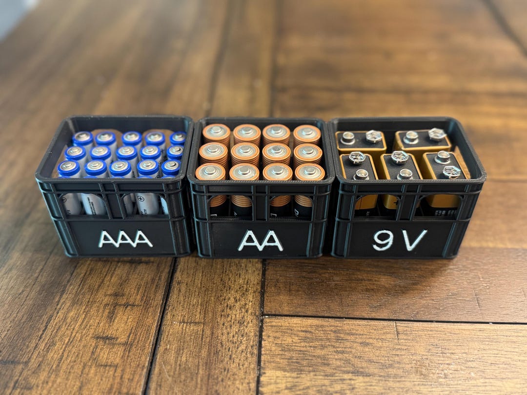 Battery Storage Milk Crates - Etsy