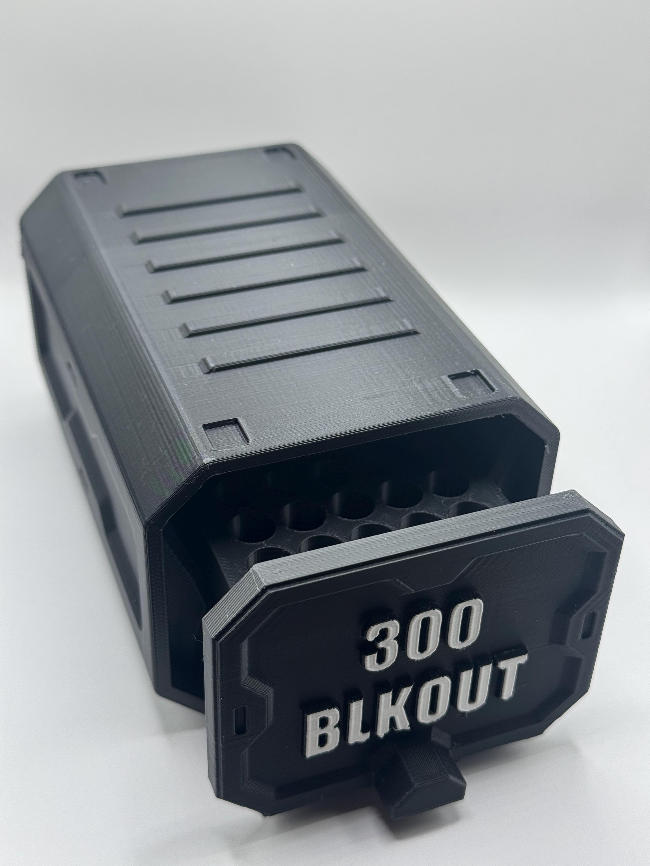 300 Blackout Ammo Box/case - 50 Rounds - Etsy