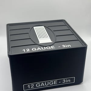 12 Gauge Ammo Box/case Locking - 25 Rounds - Etsy