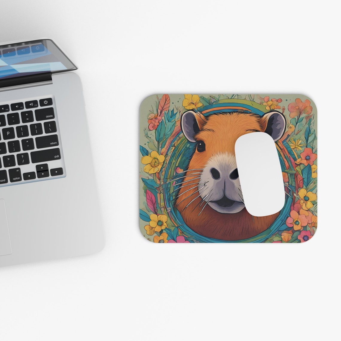 Capybara Lover Gift Mouse Pad, Capybara Gift, Cute Capybara, Capybara ...