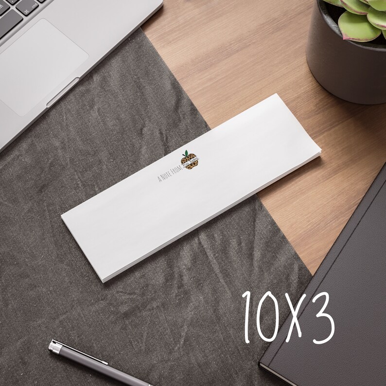 Personalized Teacher Sticky Notes Custom Note Pads, Teacher Gift ...