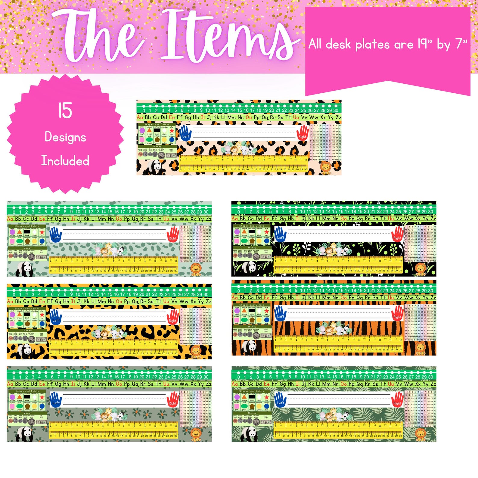 Student Desk Name Tag Printable, Desk Decoration Classroom Desk ...