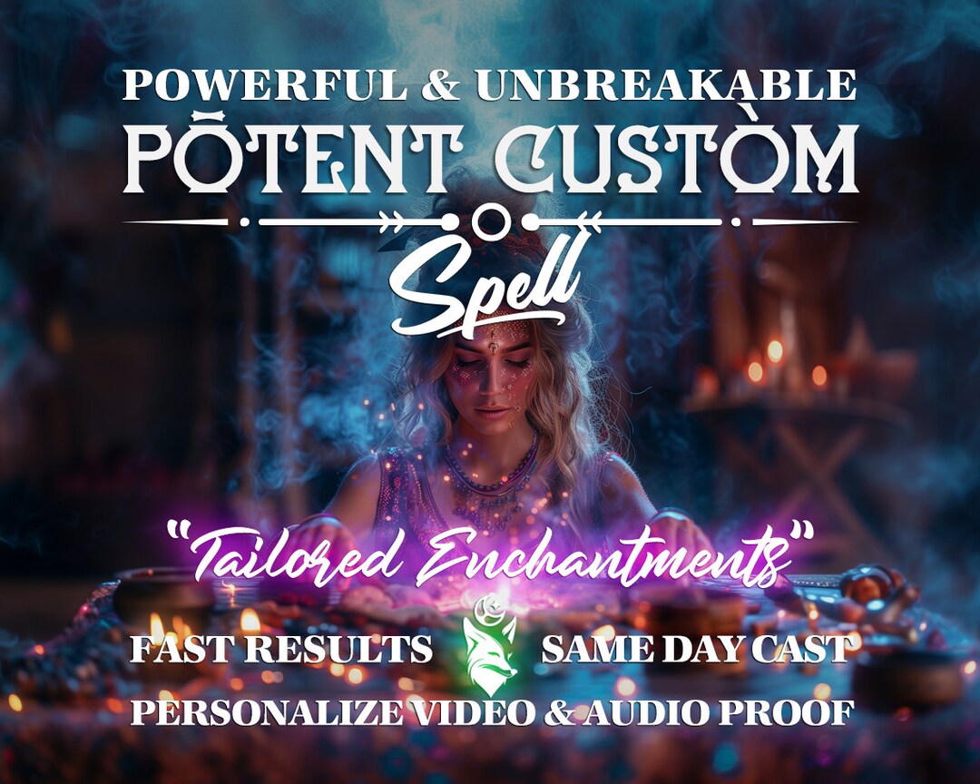 UNBREAKABLE CUSTOM SPELL, Same Day Cast, Fast Spell Casting, Customized ...