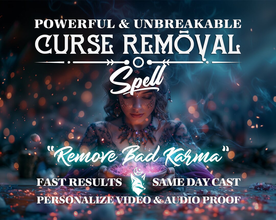 POWERFUL CURSE HEX Removal Spell, Immediately Remove All Negative ...