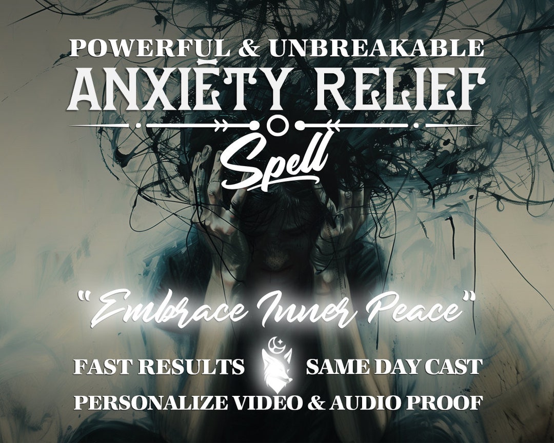 POWERFUL ANXIETY RELIEF Spell, Same Day Cast, Fast Spell Casting, Inner ...