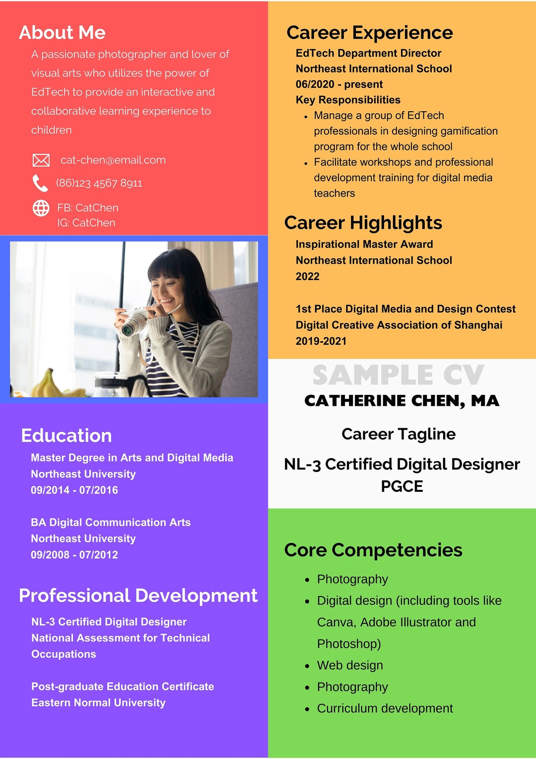 Canva Resume Template Package (6 Templates) for Experienced and Little ...