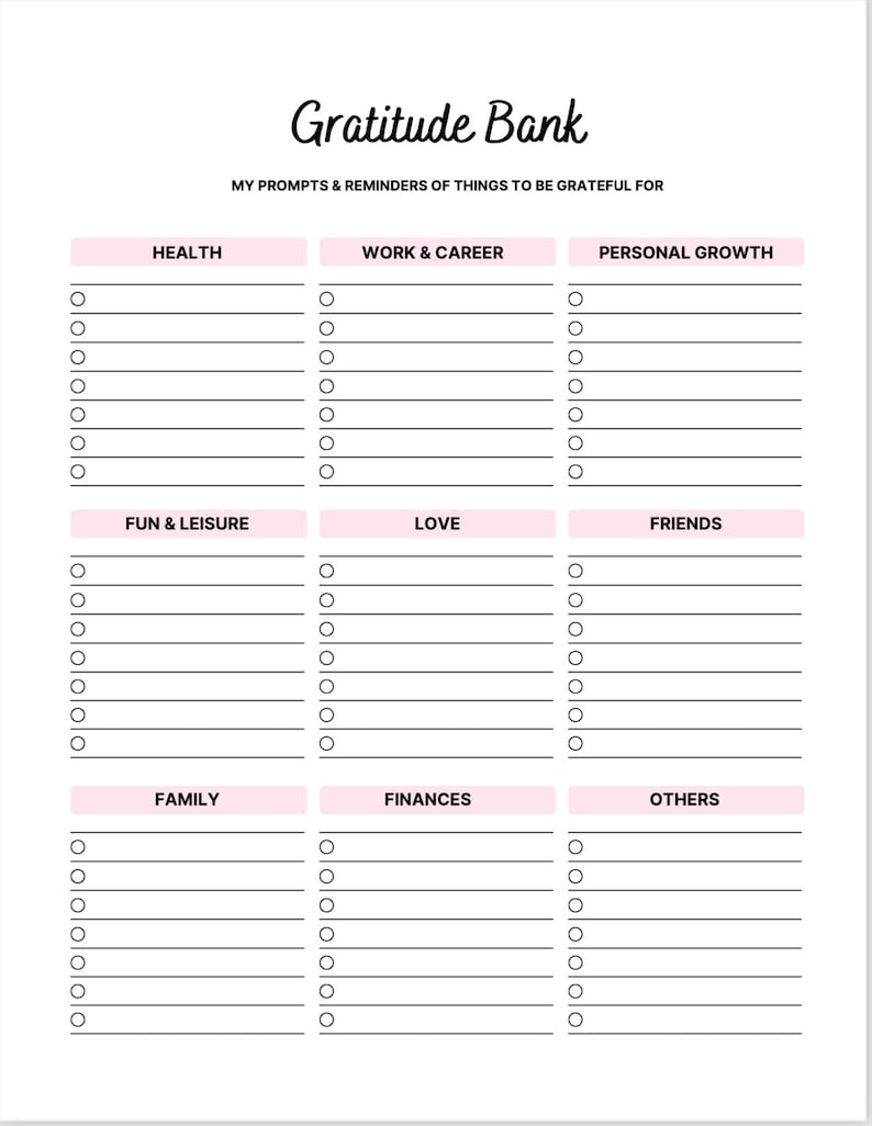 Gratitude Journal - Etsy