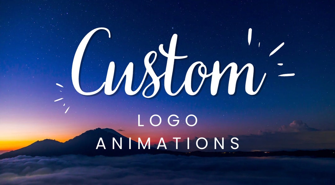 Custom Logo Sting Animation: Made-to-order Branding - Etsy