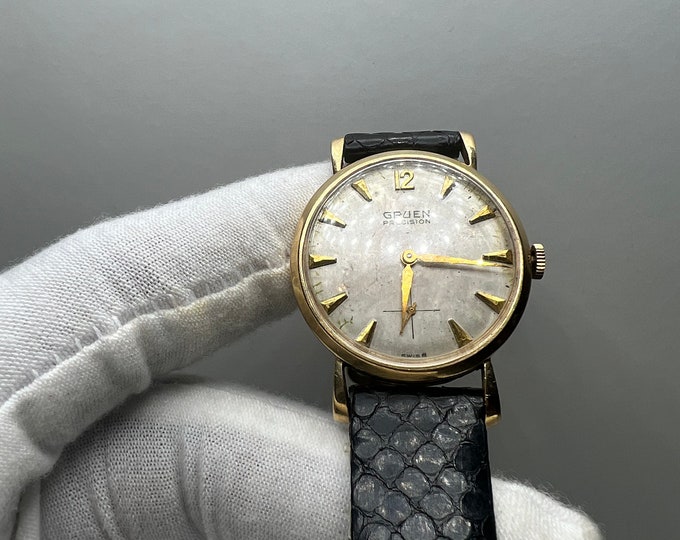 14 Kt Solid Gold Swiss Made “james Bond 007 “ Gruen Precision Watch - Etsy