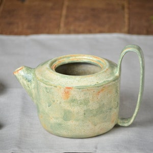 Green Tea Set With Cups, Handmade Teapot Ceramic Set With Reuse Cup ...