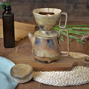 Pour Over Coffee Set With Cups, Coffee Drip Kit, V60 01 Ceramic Dripper ...