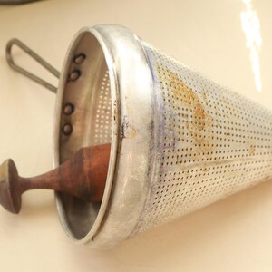 Vintage Sieve and Pestle | Vintage Kitchen Utensils Chinois Food Mill ...